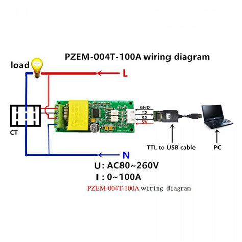 Mua Module đo điện AC PZEM-004T cổng CT tròn | cổng PZCT-02 100A giá rẻ ...