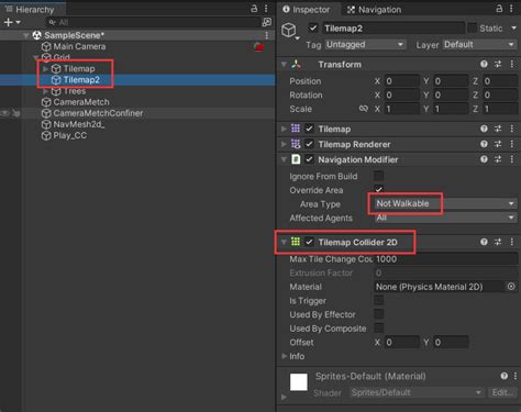 关于unity2d自动寻路插件navmeshplus的使用以及遇到的问题 哔哩哔哩