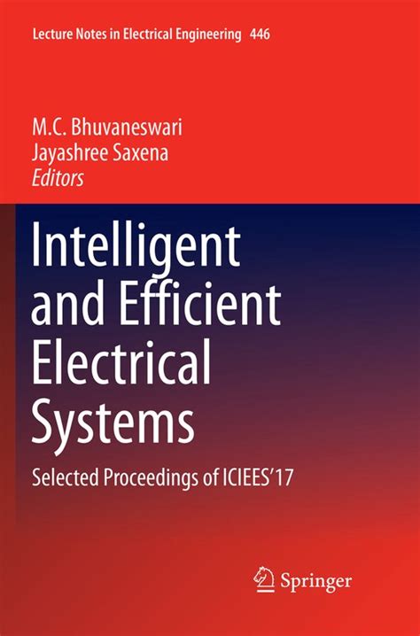 Lecture Notes In Electrical Engineering Intelligent And Efficient