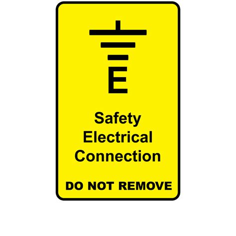 Buy Safety Electrical Connection Labels Connection Stickers