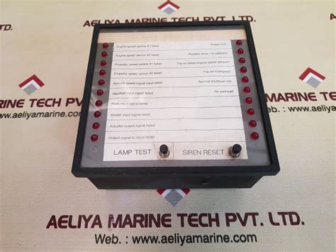 Selco M4700 80 Modbus Indicator Panel Aeliya Marine Tech