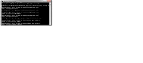 java with opencv program not running in command prompt package org