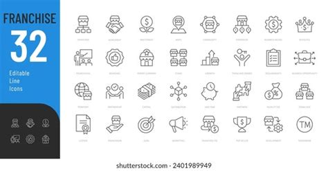 Graphic Design Line Editable Icons Set Stock Vector Royalty Free