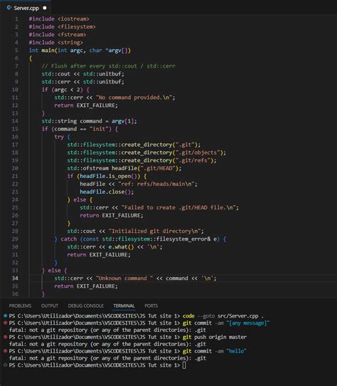 [git] how to pass the first stage challenges codecrafters