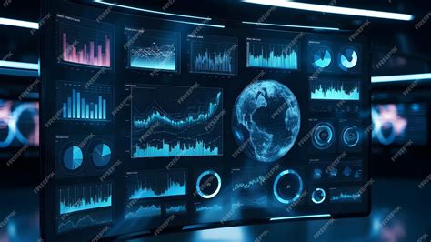 Digital Marketing Dashboard Displaying Various Data Analytics And Visualizations Premium Ai