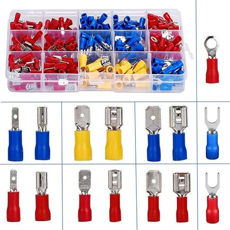 Buy Crimp Connectors Pcs Types Electrical Terminals Insulated Crimp Terminals Electrical