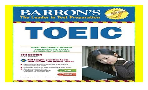 Barrons Toeic With Mp3 Cd 6th Edition Barrons Toeic Wcd Textbook