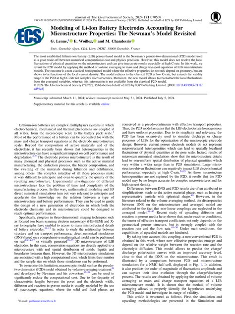Modeling Of Li Ion Battery Electrodes Accounting For Microstructure