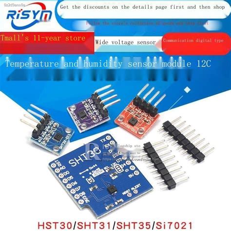 Sht20 Sht303135 Temperature And Humidity Sensor Module I2c