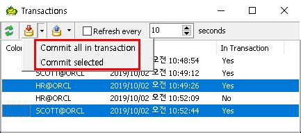 Toad for Oracle DB 커넥션 별 트랜잭션 확인 토드 활용 TIP 토드 커뮤니티 Toad Community