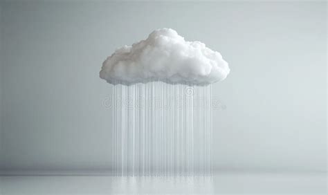 A Cloud With Rain Falling From It Stock Illustration Illustration Of Overcast Background