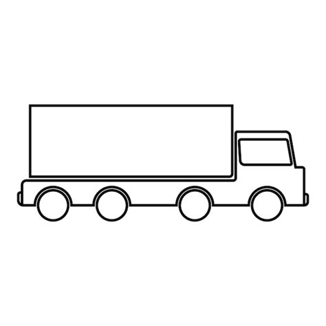 Premium Vector Truck Icon Vector