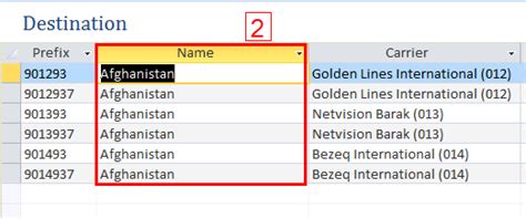 Column Filtering In Datasheet In Microsoft Access 2010 With Joined