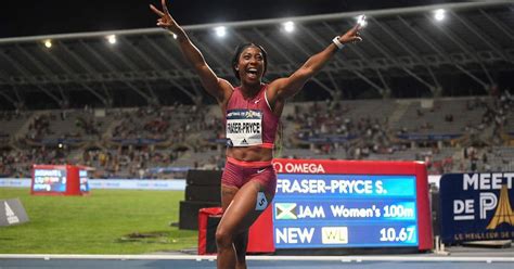 엄마 스프린터 프레이저 프라이스 파리 대회 100m 우승10초67