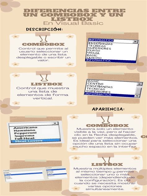 Combobox Y Listbox Pdf Informática Software