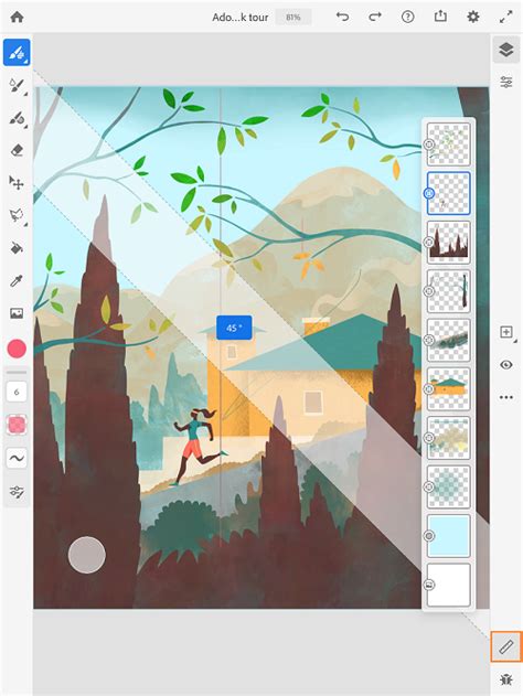 Learn About The Ruler In Adobe Fresco