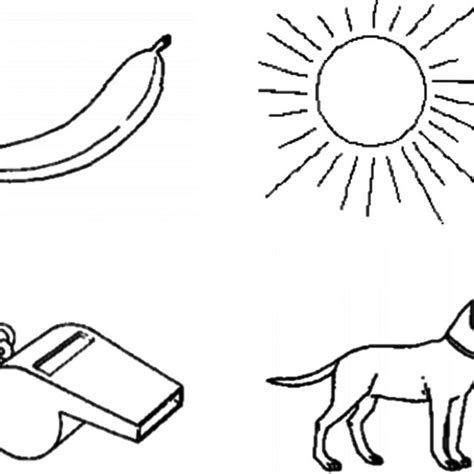 Sample Visual Stimuli Not Drawn To Scale Download Scientific Diagram