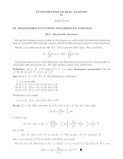 PDF FUNDAMENTALS OF REAL ANALYSIS By NDSUcomez RealA Ch Pdf FUNDAMENTALS OF REAL ANALYSIS