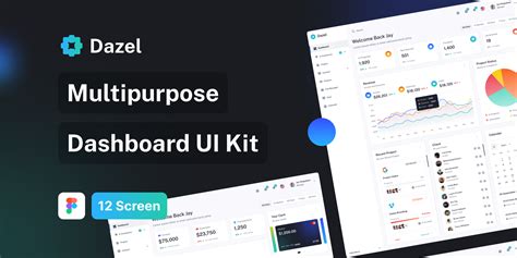 Dazel Admin Dashboard UI Kit Figma