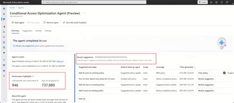 conditional access optimization agent in microsoft entra