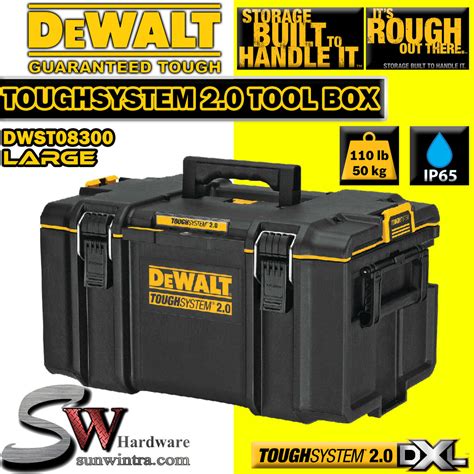 Dewalt Toughsystem 2 0 Large Tool Box Tough System 2 0 Tool Box Dwst08300 Dwst 08300 Shopee