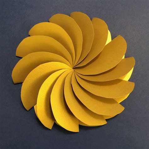 DIY Paper Circle Flowers Easy Craft Tutorial