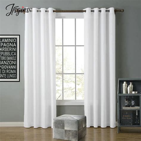 현대 화이트 블랙 아웃 커튼 블라인드 창문 커튼 발코니 출입구 커튼 우아한 홀 Tende Cortinas