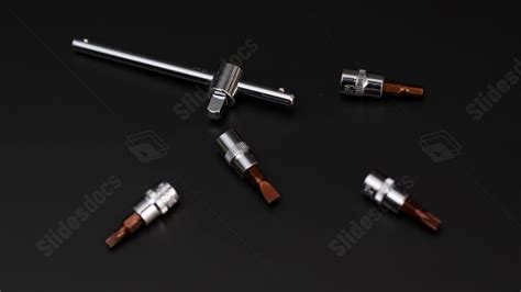 Yellow Black Tool Rubber Hardware Tools Powerpoint Background For Free