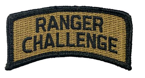 Ranger Challenge Ocp Tab W Hook Fastener Insignia Depot
