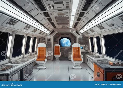 Inside Of A Spaceship Driving At Hyper Speed Space Travelers Flying Through The Space