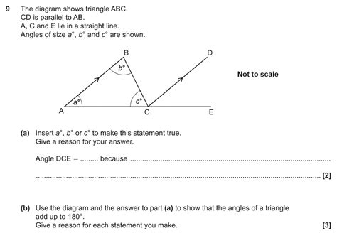GCSE Parallel Lines Questions And Answers