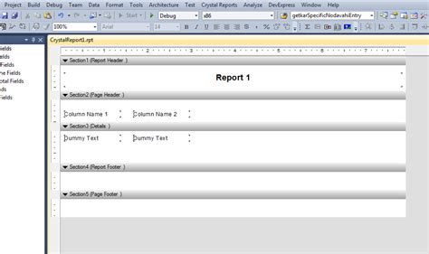 Sub Report In Crystal Report In C