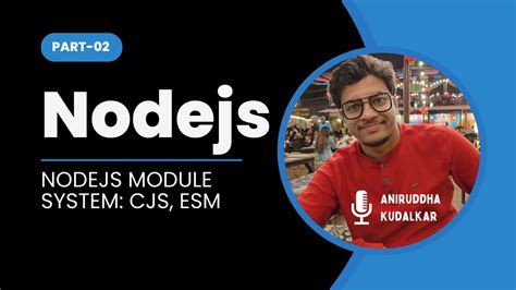 098 Nodejs Nodejs Module System Youtube