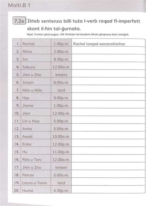 Malti B 1 Ktieb Ta Taħriġ Bdl Books