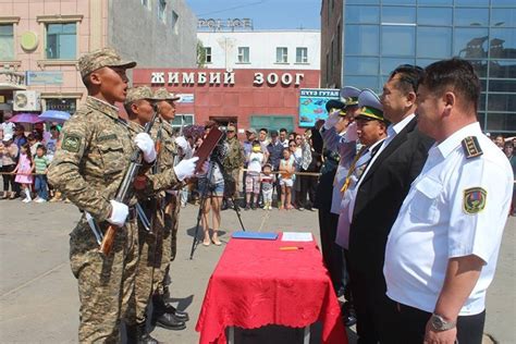 Эр цэргийн тангараг өргөх ёслолын ажиллагаа