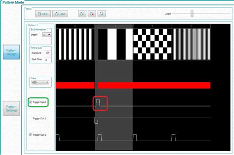 dlplcr6500evm how to correctly trigger lightcrafter 6500 with external