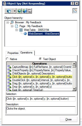 Qtp Hp Uft V1400 Object Spy Freezes After Clicking On Add Object