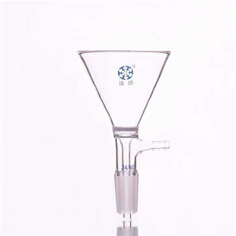 Funnel With Frit Joint And Hose Connector Diameter 50 Mm To 150 Mm Labxsci
