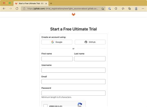 GitLab 계정 생성하는 방법