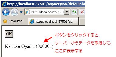 jQuery と ASP NET で AJAX なページを作る基本 jQuery と ASP NET ASP NET 入門