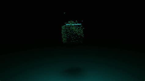 Cube Particle Stock Video Footage For Free Download