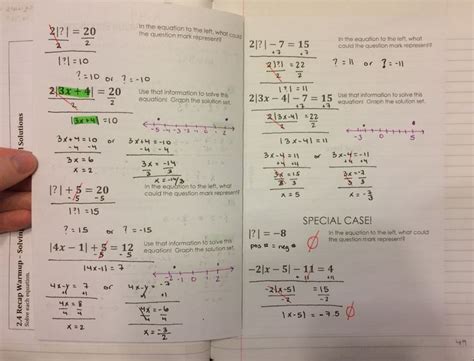 Algebra Unit Interactive Notebook Pages Solving Equations Ejercicios De Calculo Ejercicios