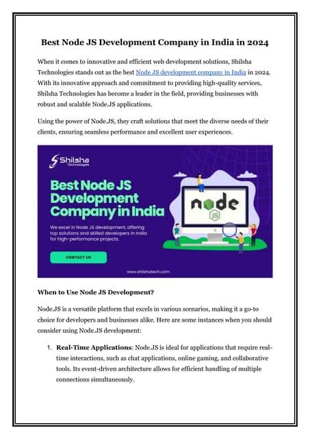 best node js development company in india in 2024 docx