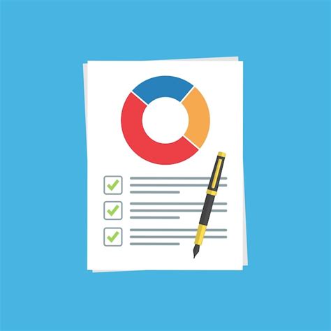 Premium Vector Audit Research Vector Icon And Ballpoint Pen Financial