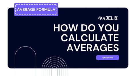 How Do You Calculate Averages In Excel Average Function Ai For Data