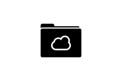 Cloud Folder Icon Graphic By Mirazhosen10 · Creative Fabrica