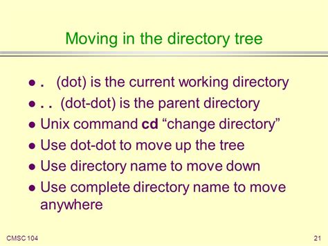 CMSC 1041 Operating Systems II A brief look at common Unix Commands ...