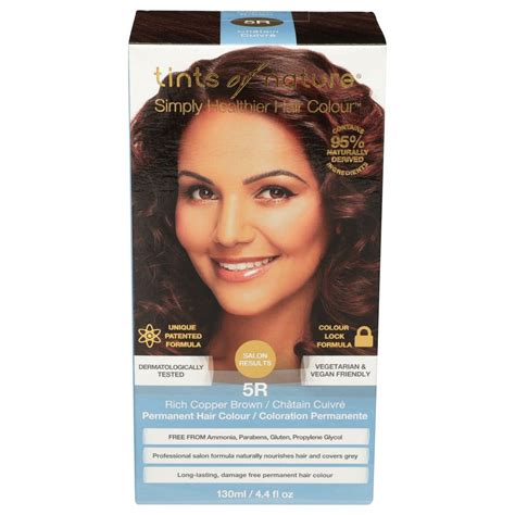 Tints Of Nature 5r Rich Copper Brown Hair Color 44 Fluid Ounce