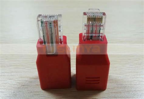 Network Male To Female Rj Adapter Extension Connector Straight Thru Connection Buy Female