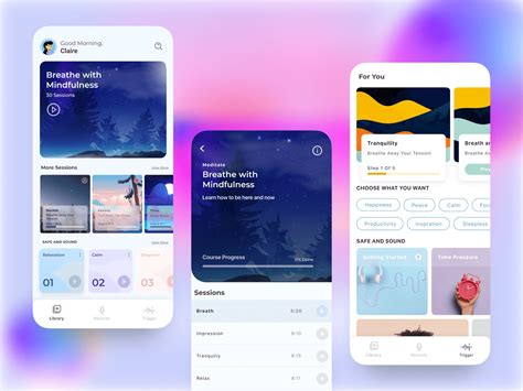 ASMR App Concept Behance